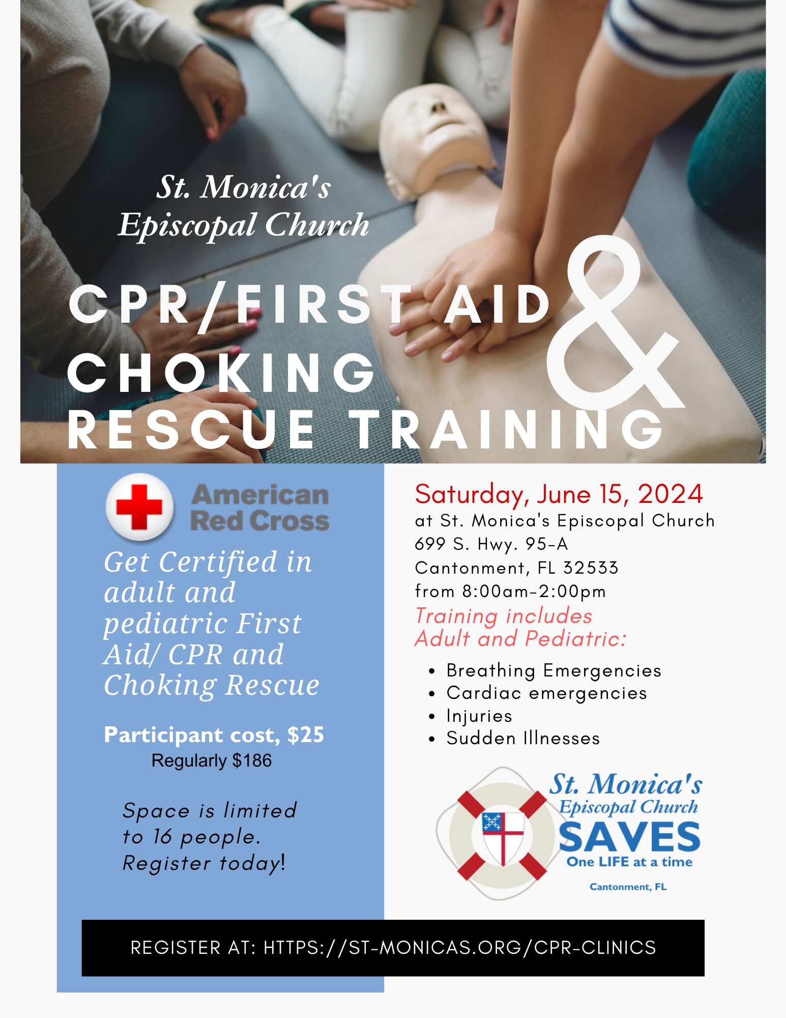 CPR Clinics | Saint Monica's Episcopal Church